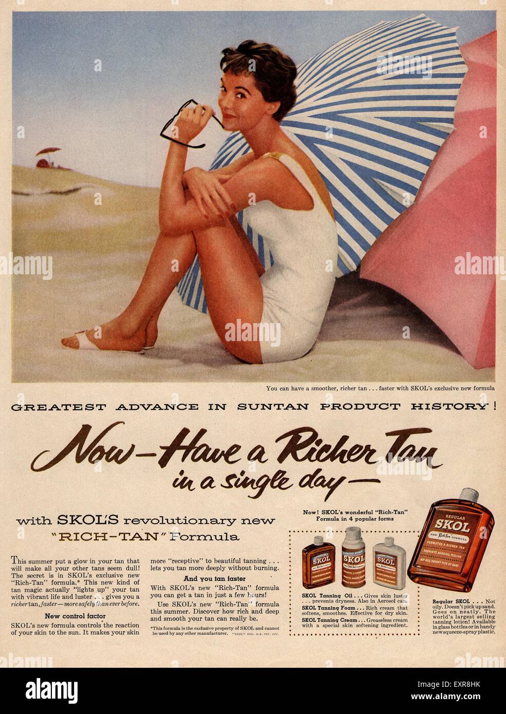 Sunscreen advert hi-res stock photography and images - Alamy