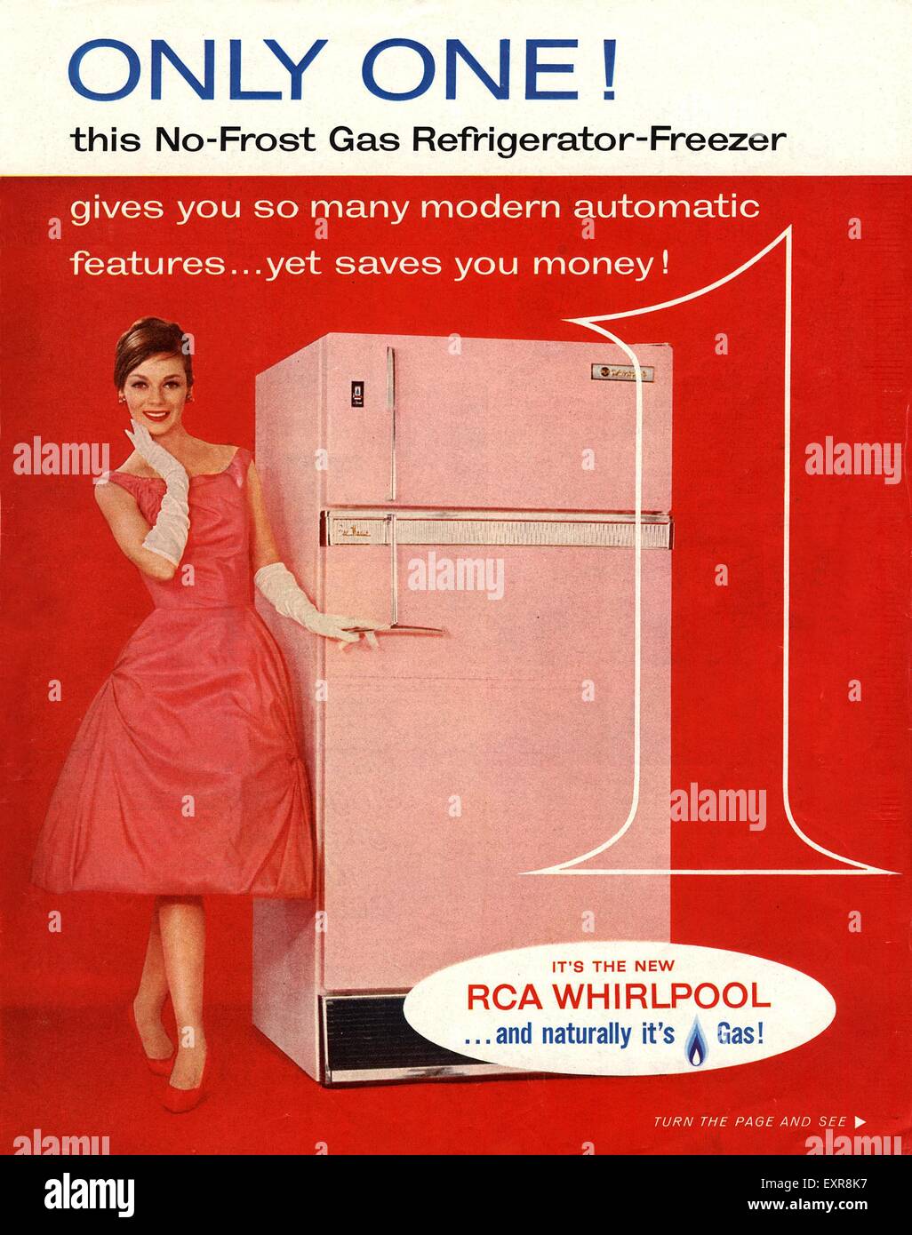 1960s USA Whirlpool Magazine Advert Stock Photo - Alamy