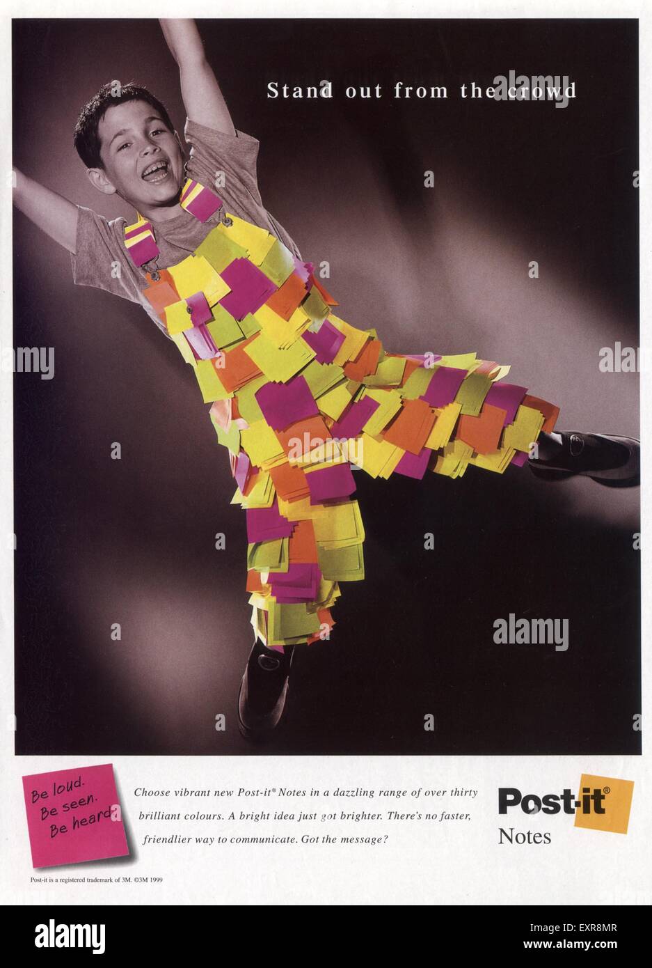 1990s UK 3M Magazine Advert Stock Photo - Alamy