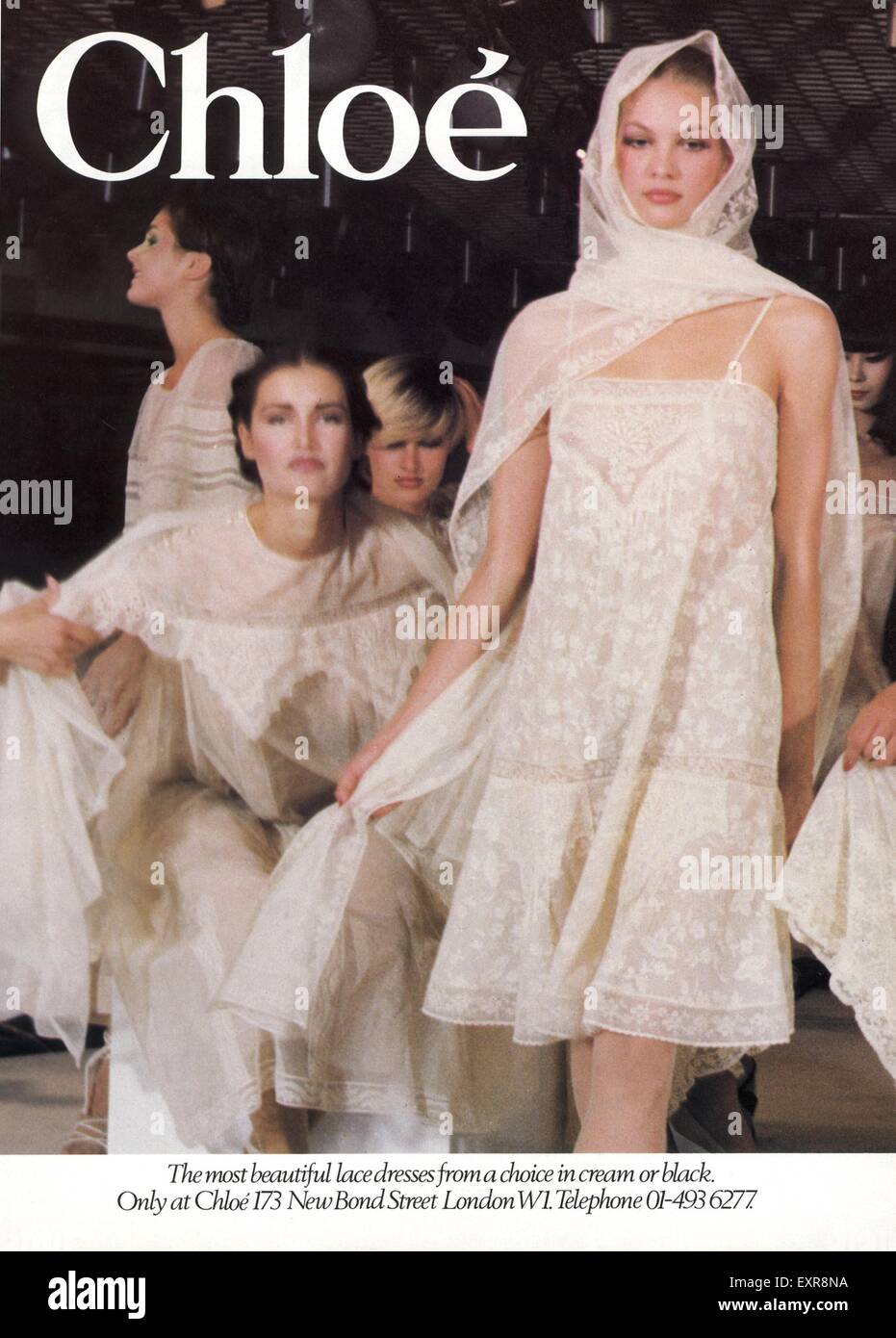 1970s UK Chloe Magazine Advert Stock Photo - Alamy