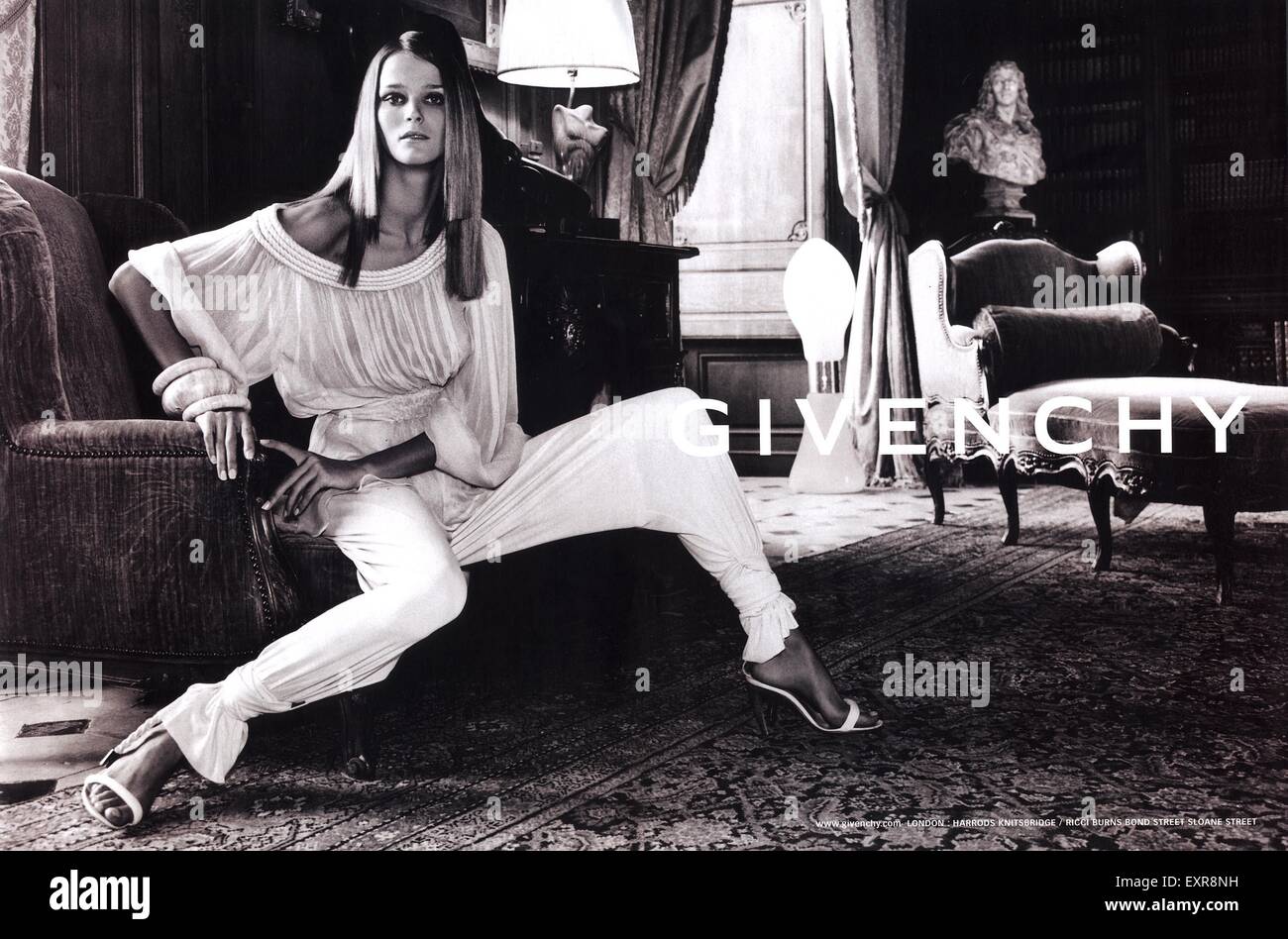 2000s UK Givenchy Magazine Advert Stock Photo - Alamy
