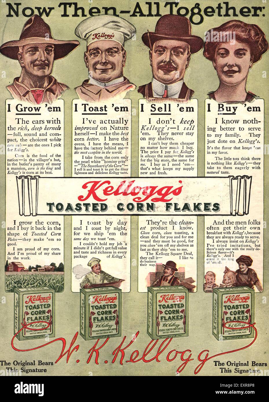 Corn flakes advert hi-res stock photography and images - Alamy