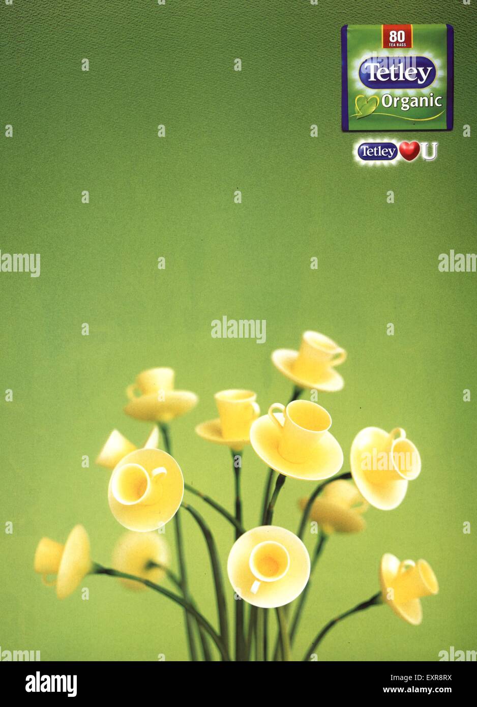 2000s UK Tetley Magazine Advert Stock Photo - Alamy