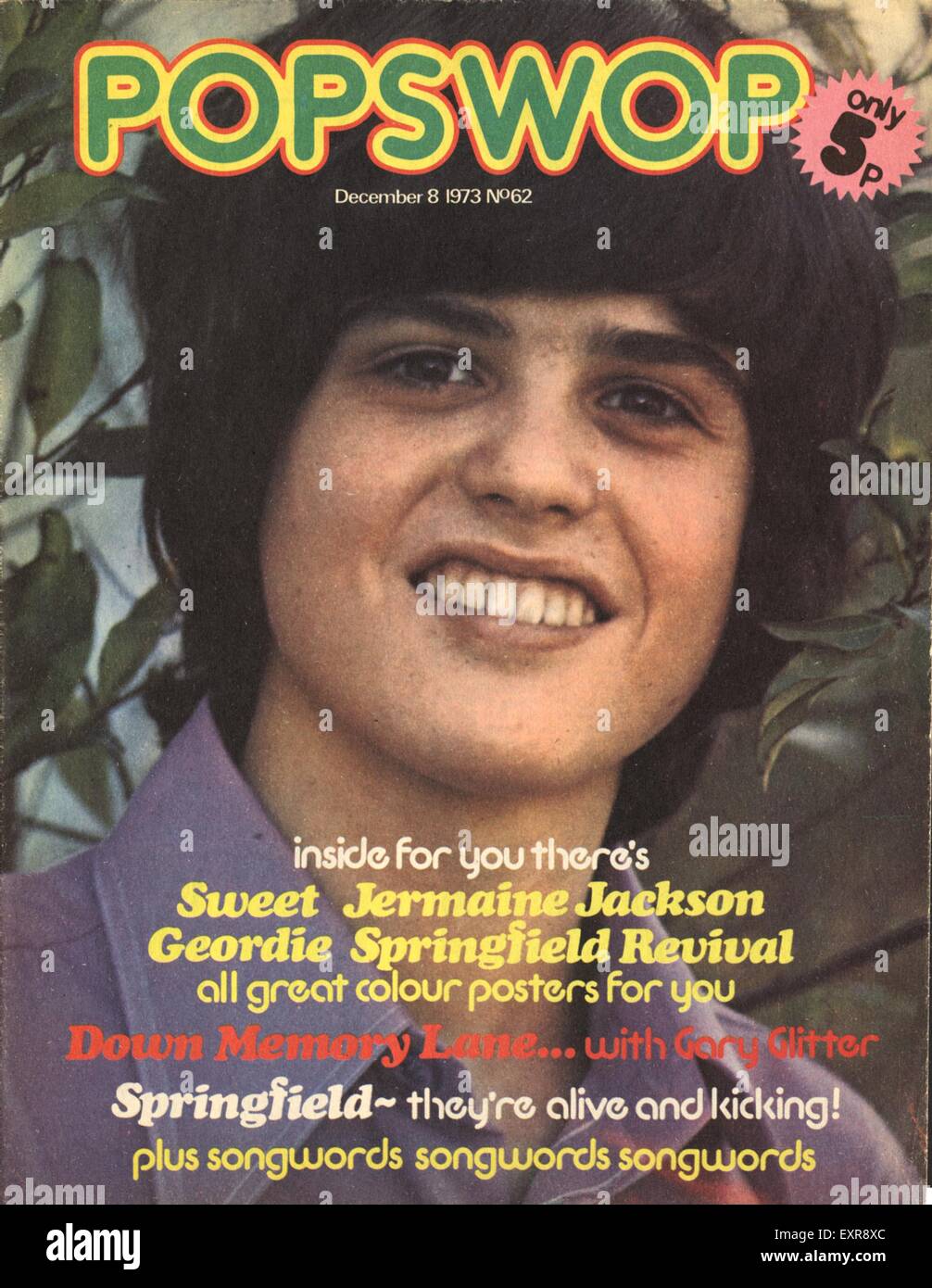 1970s UK Popswop Magazine Cover Stock Photo - Alamy