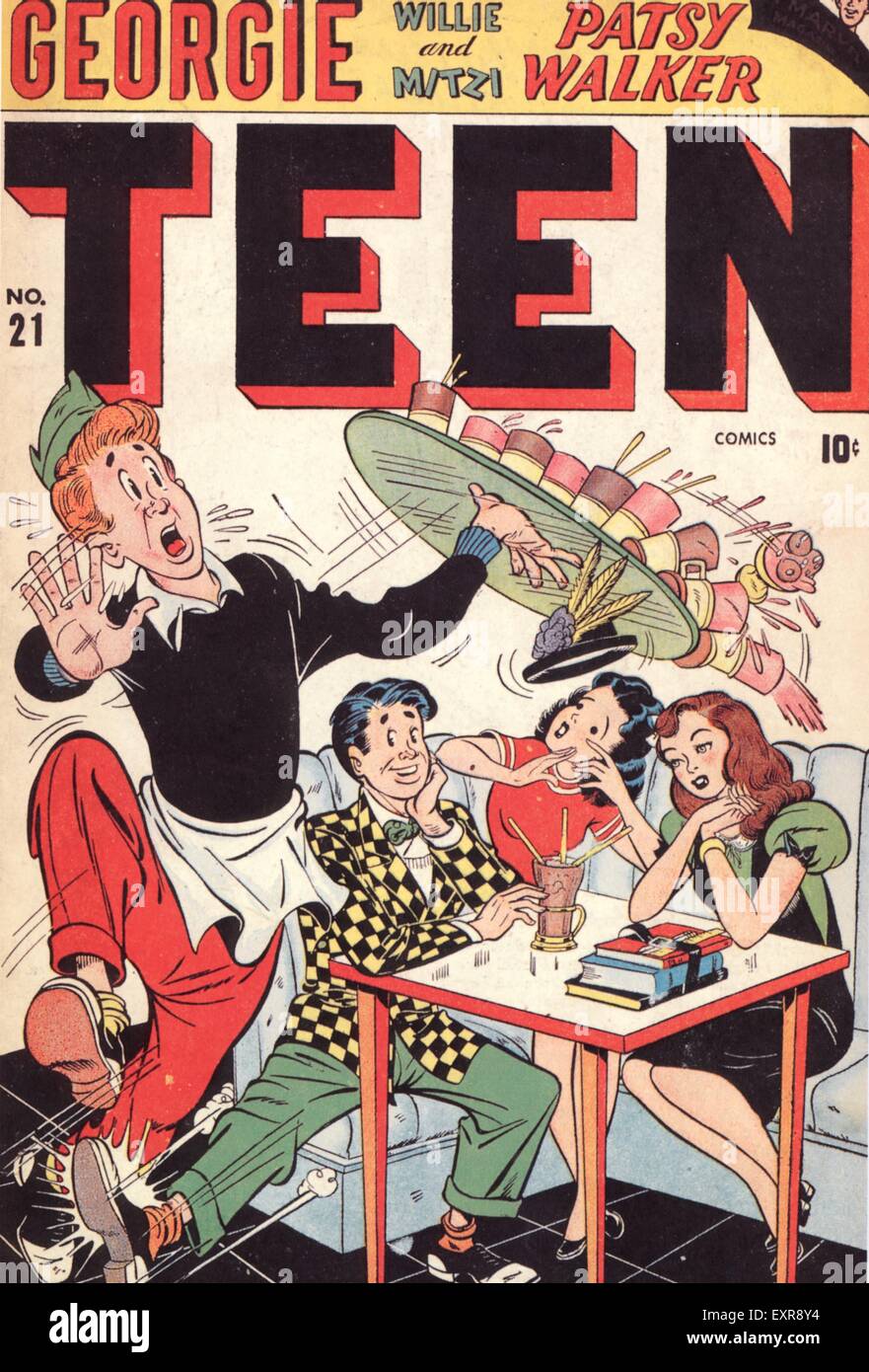 1950s USA Teen Magazine Cover Stock Photo - Alamy