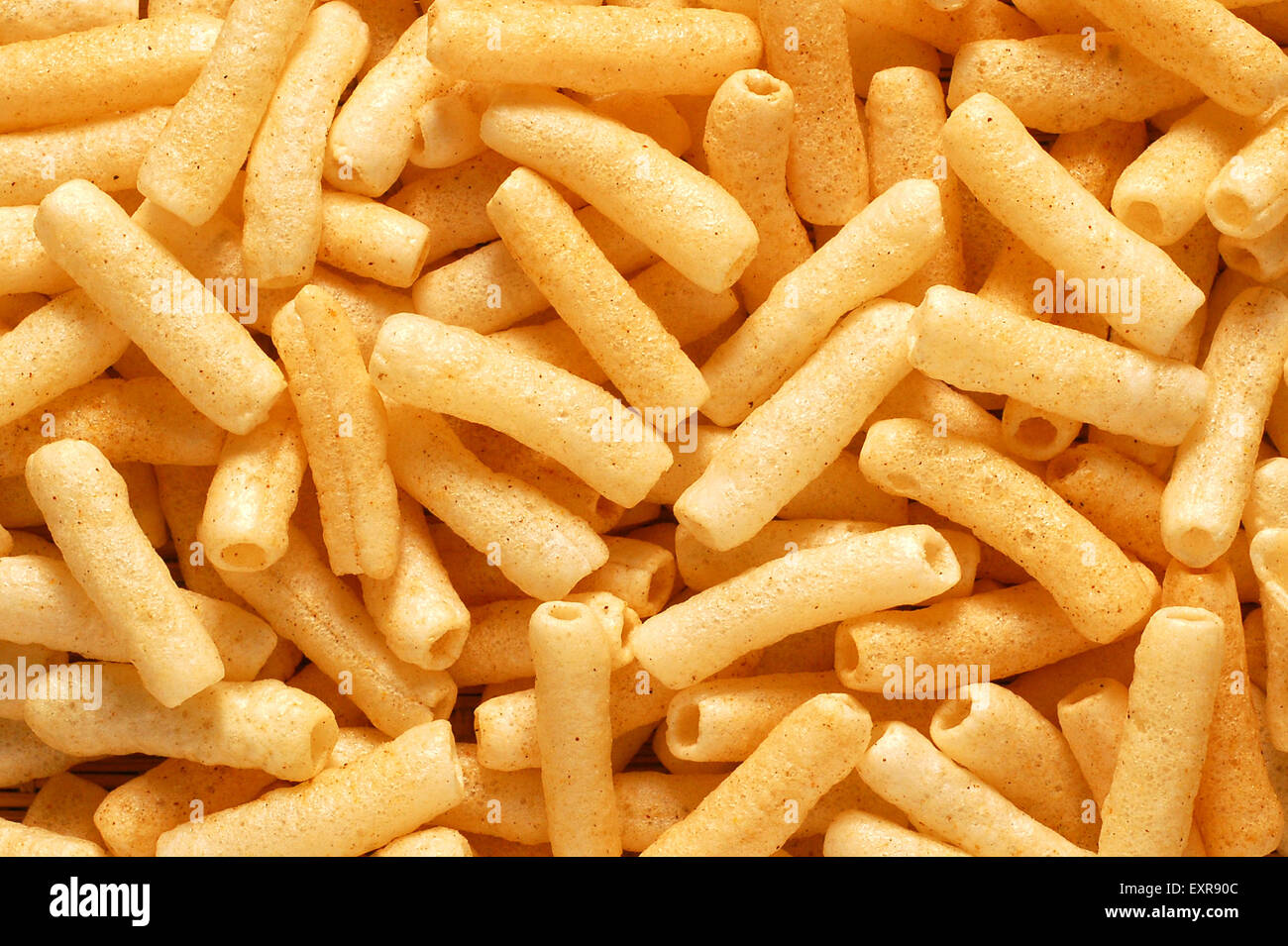 Corn Snacks, crunchy sticks snacks made with corn Stock Photo - Alamy