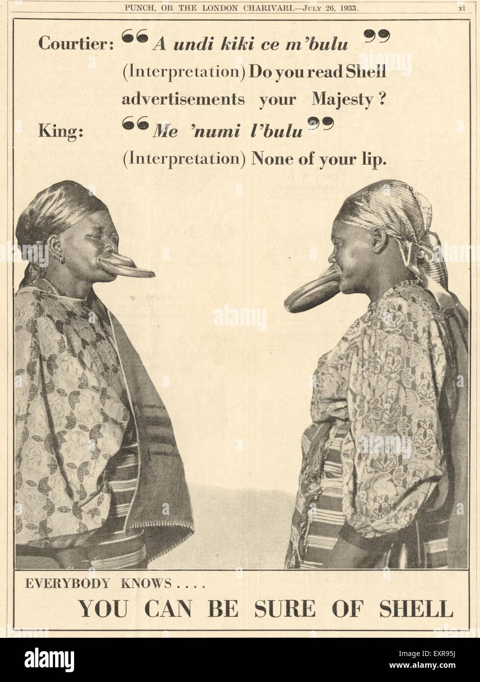 1930s UK Shell Magazine Advert Stock Photo - Alamy