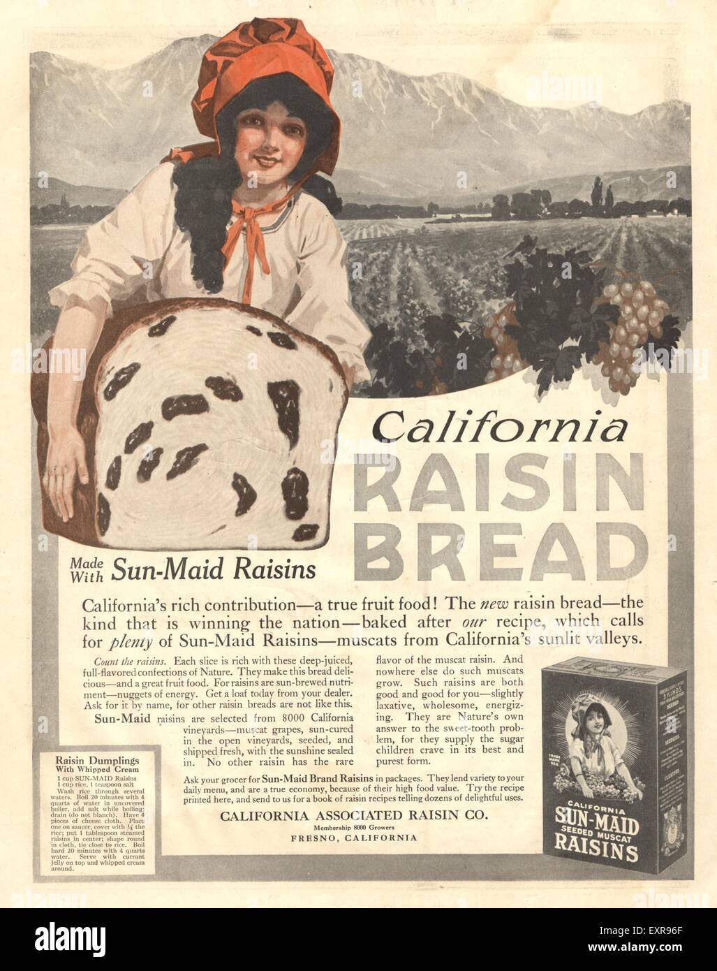 Sun maid raisins hi-res stock photography and images - Alamy