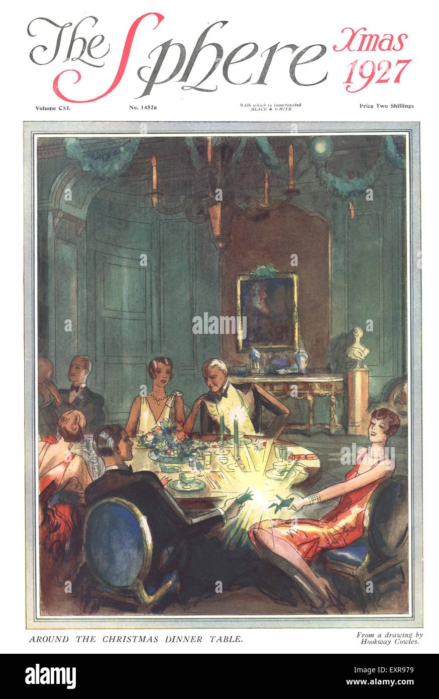 1920s UK The Sphere Christmas Magazine Cover Stock Photo - Alamy