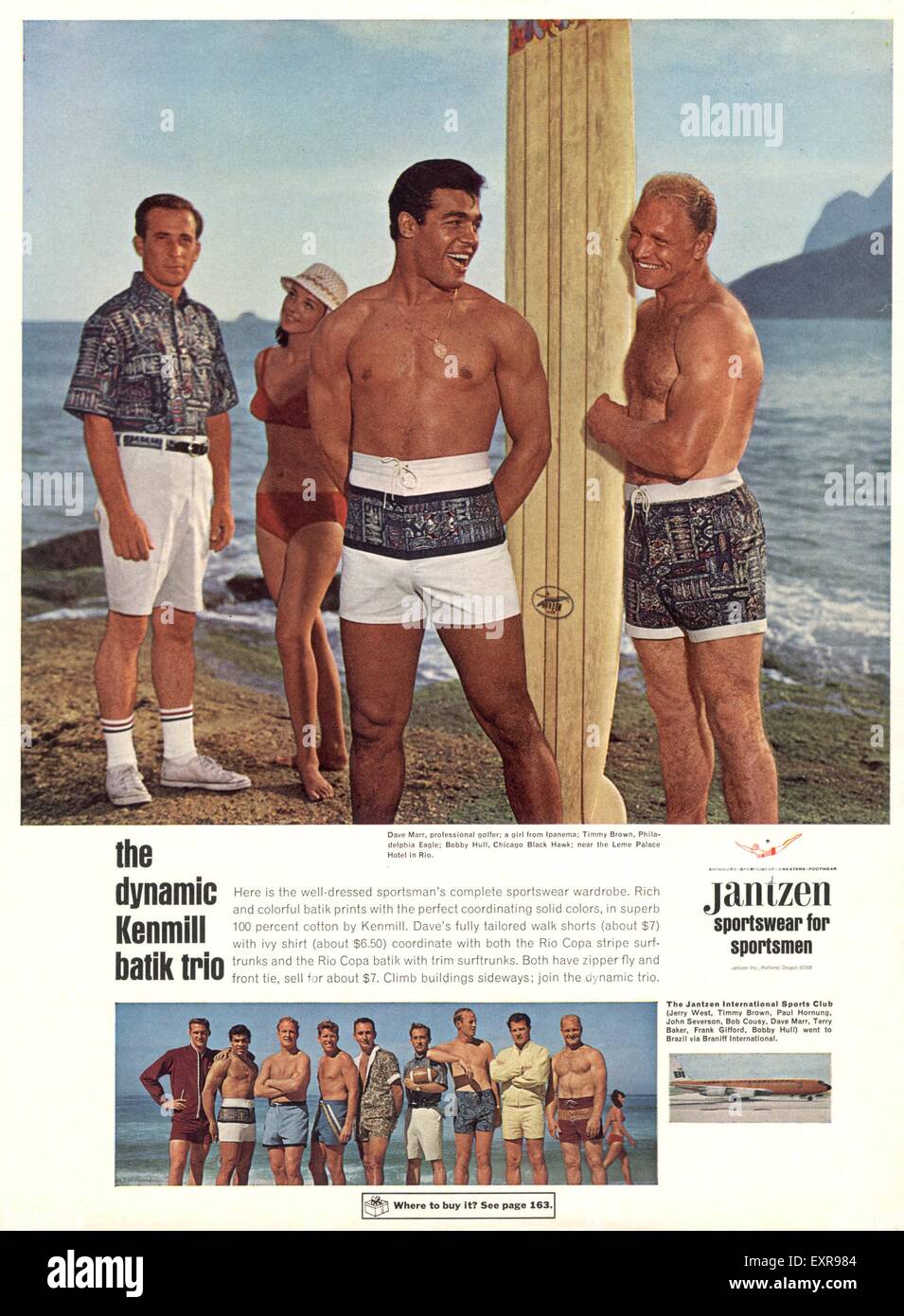 Jantzen advert hi-res stock photography and images - Alamy