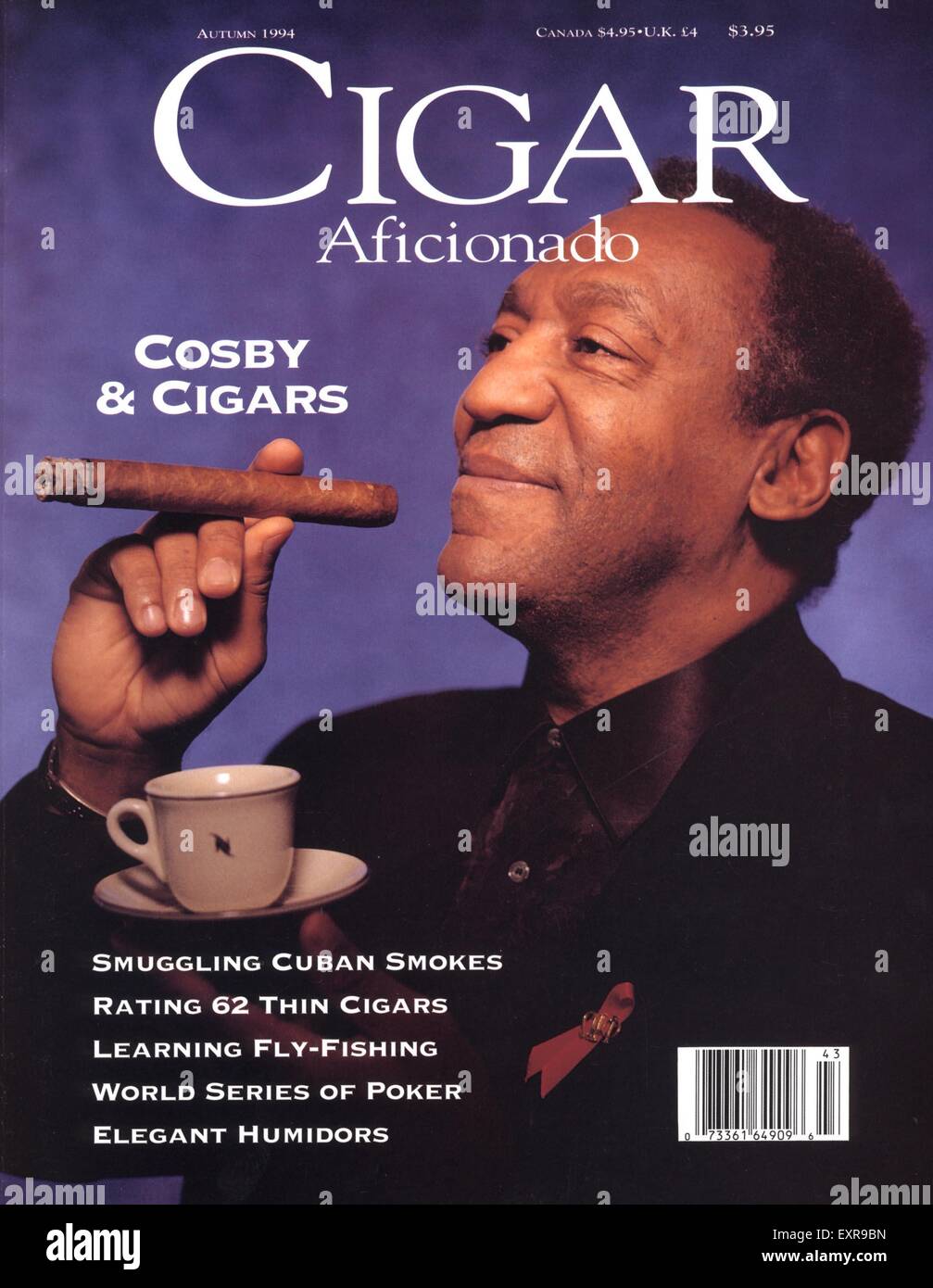 1990s USA Cigar Aficionado Magazine Cover Stock Photo - Alamy