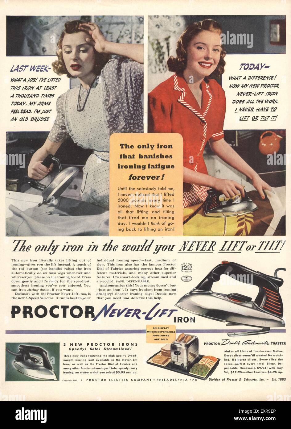 Ironing Advert High Resolution Stock Photography and Images - Alamy