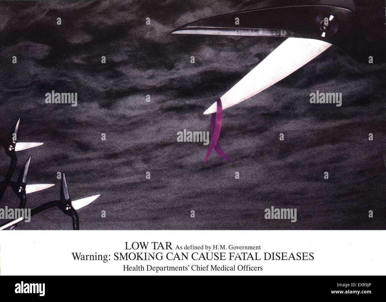 1980s UK Silk Cut Magazine Advert Stock Photo - Alamy