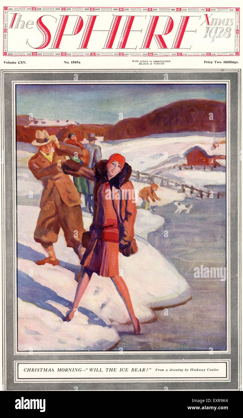 1920s UK The Sphere Magazine Cover Stock Photo - Alamy