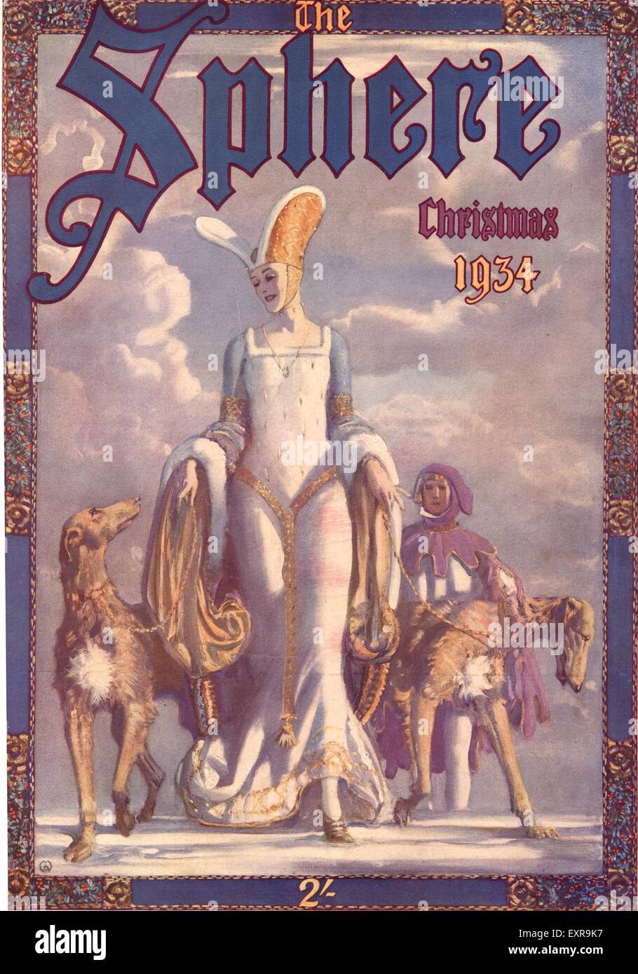 1930s uk christmas magazine cover hi-res stock photography and images ...