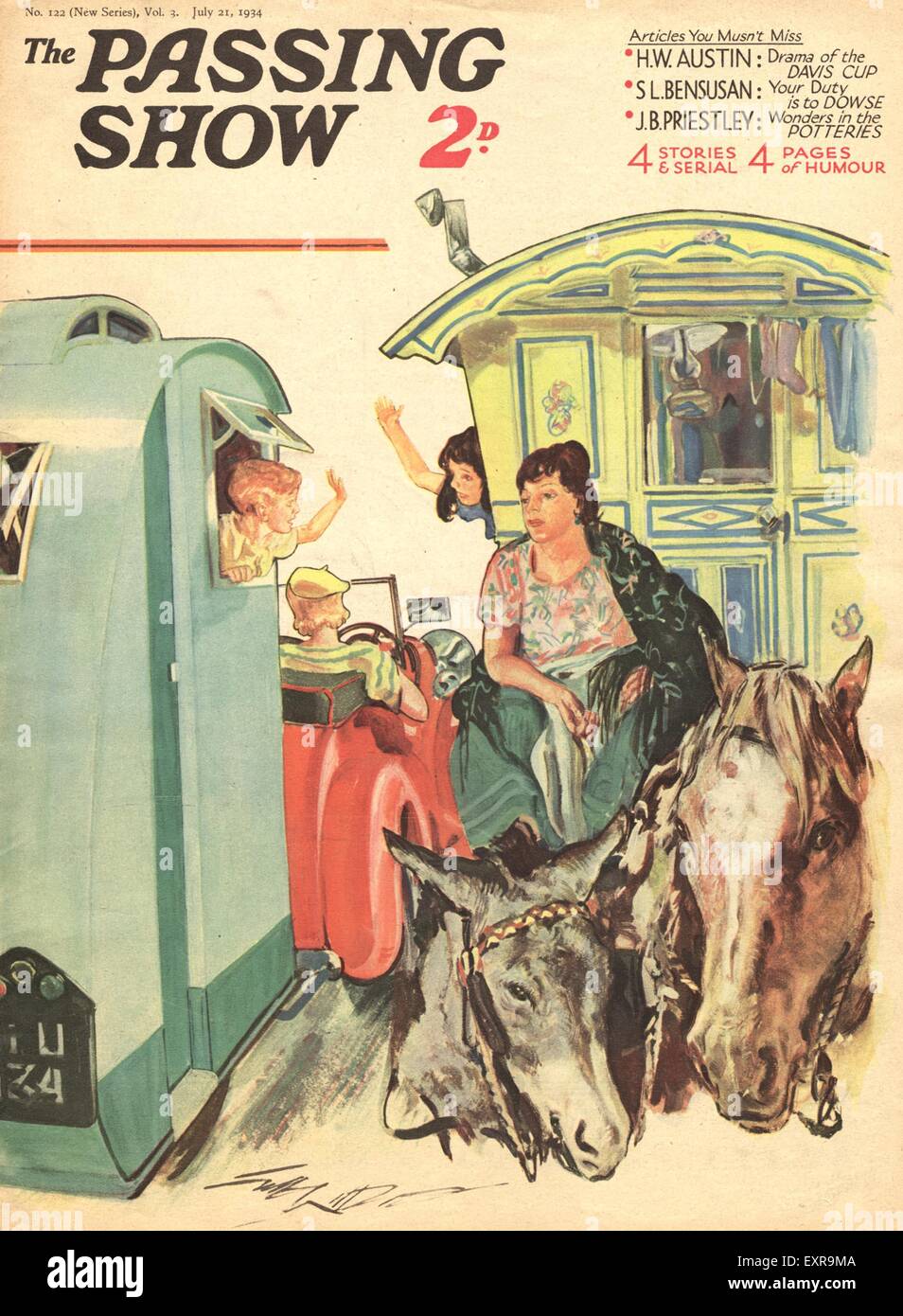 1930s UK The Passing Show Magazine Cover Stock Photo - Alamy