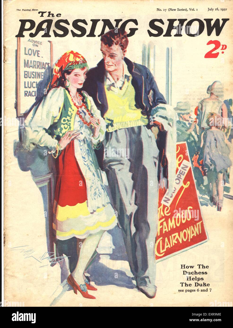 1930s UK The Passing Show Magazine Cover Stock Photo - Alamy