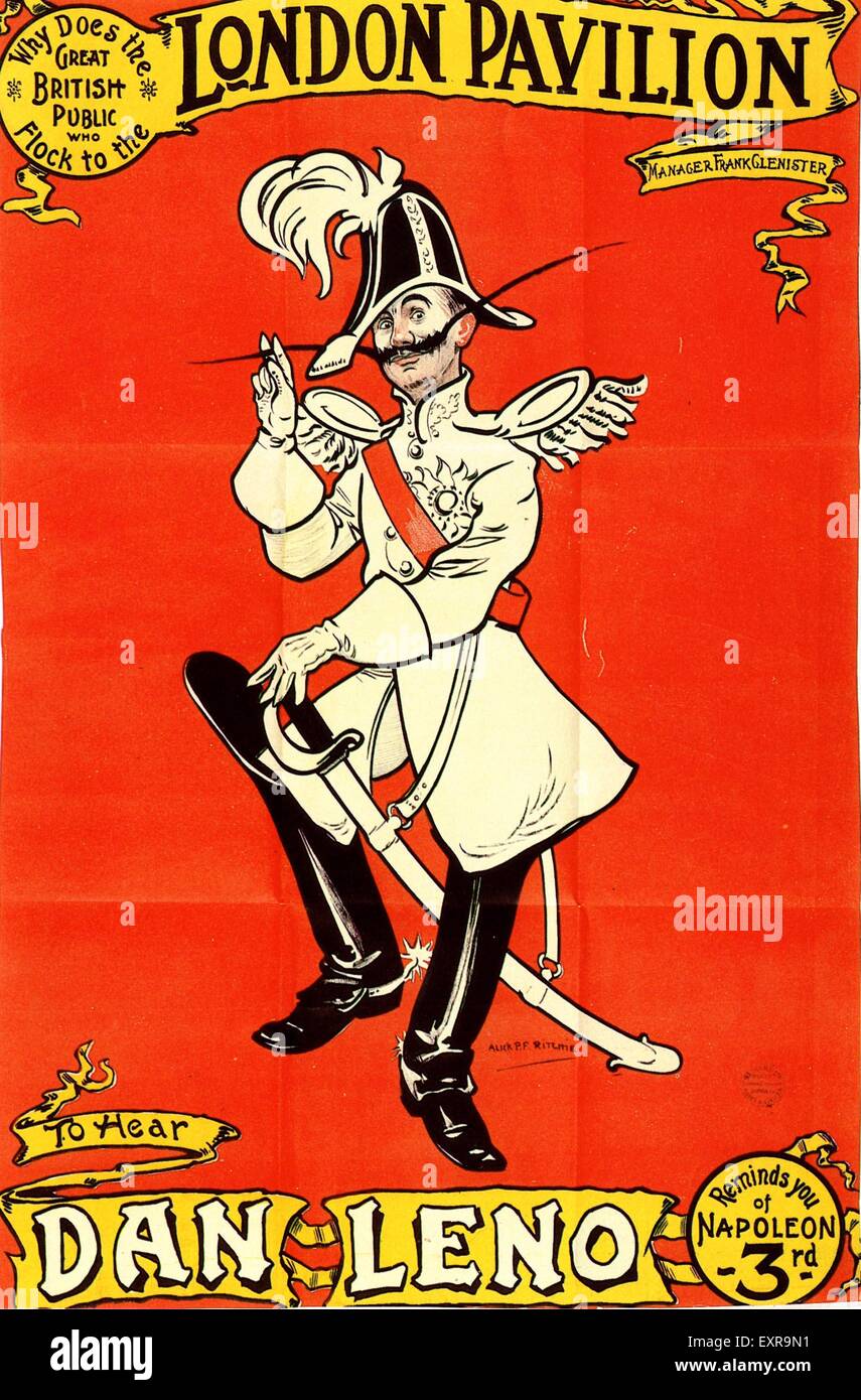 1900s theatre poster london hi-res stock photography and images - Alamy