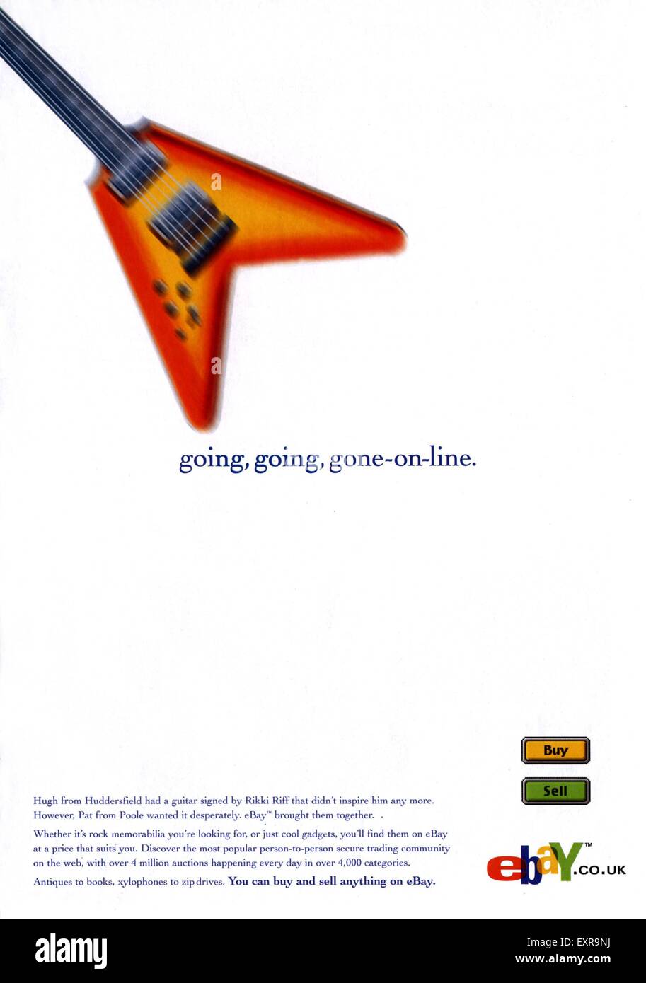 2000s UK Ebay Magazine Advert Stock Photo - Alamy