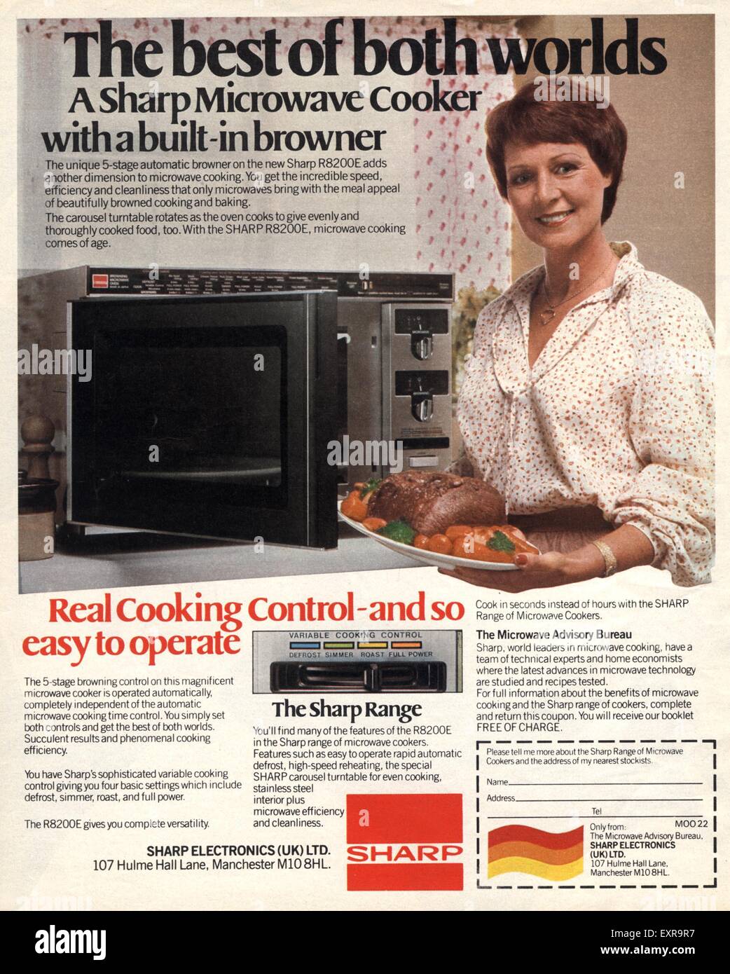 1970s UK Sharp Magazine Advert Stock Photo - Alamy