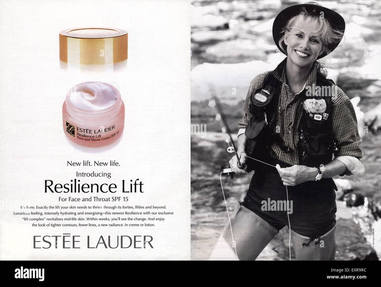 1990s UK Estee Lauder Magazine Advert Stock Photo - Alamy
