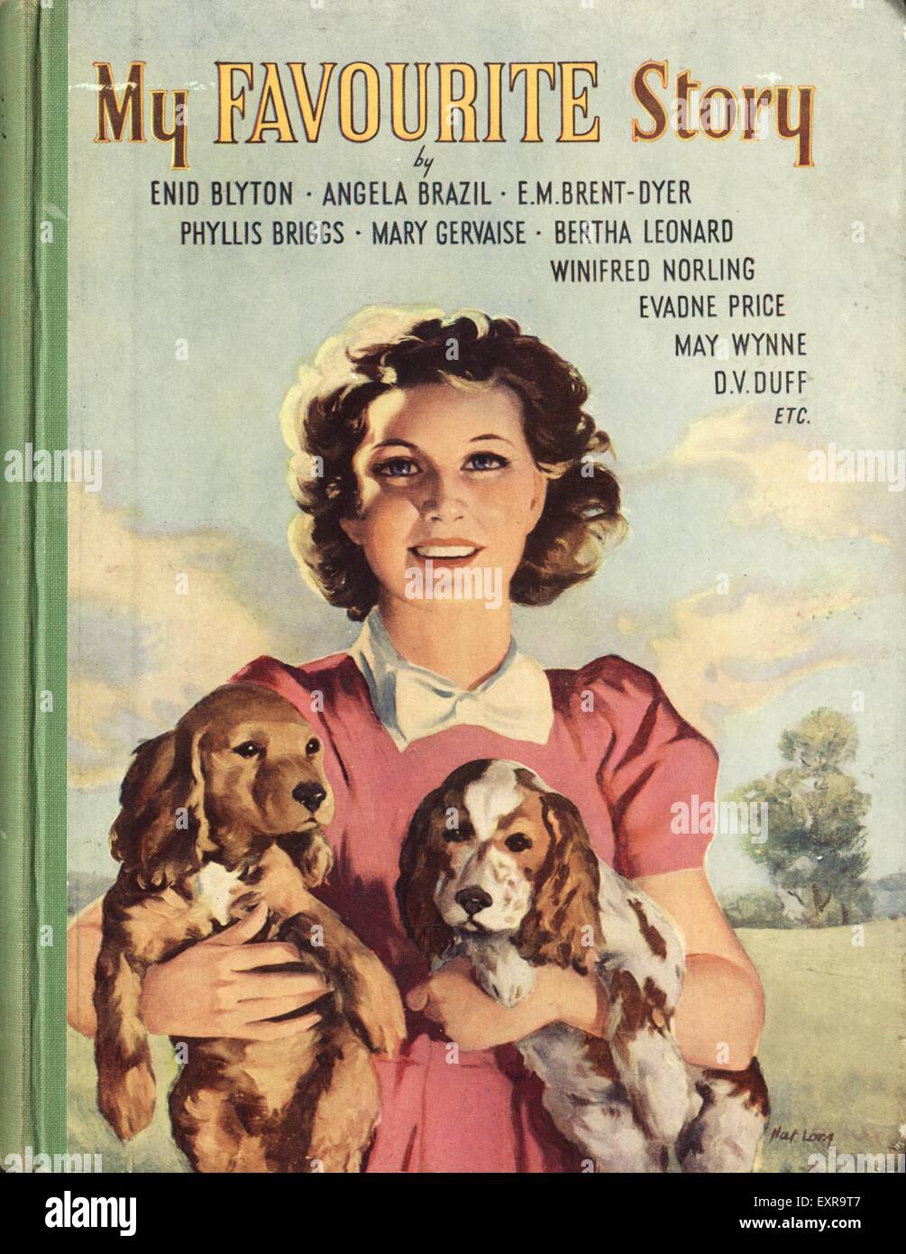 1930s UK My Favourite Story Comic/ Annual Cover Stock Photo - Alamy