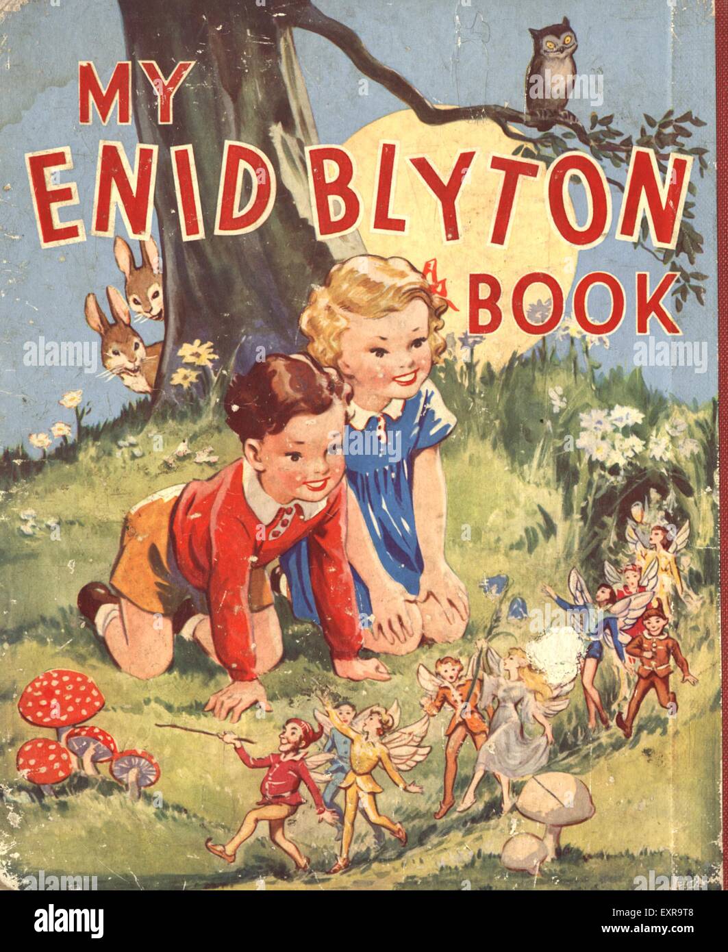 1950s UK My Enid Blyton Book Comic/ Annual Cover Stock Photo - Alamy