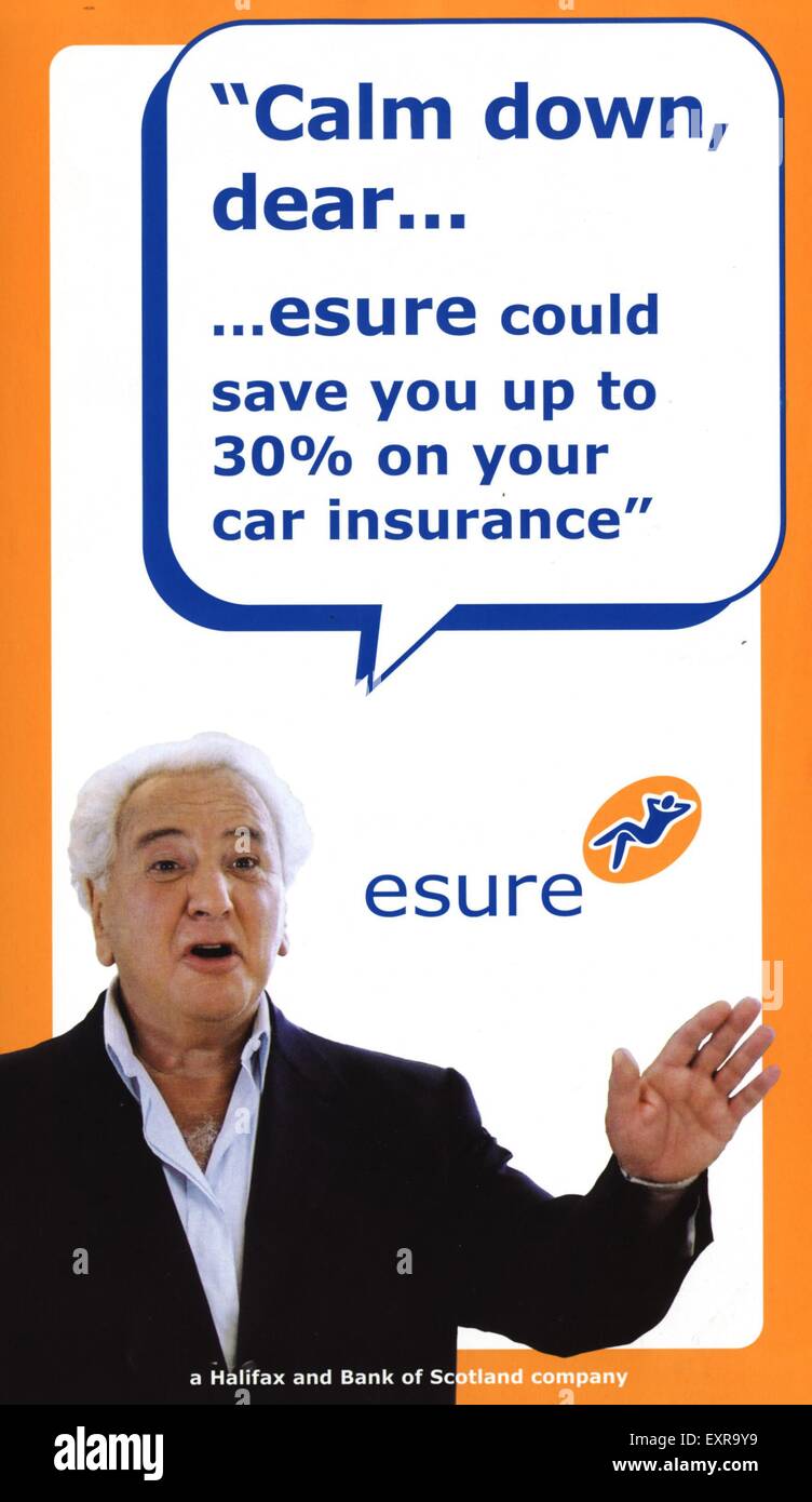 2000s UK Esure Magazine Advert (detail Stock Photo - Alamy