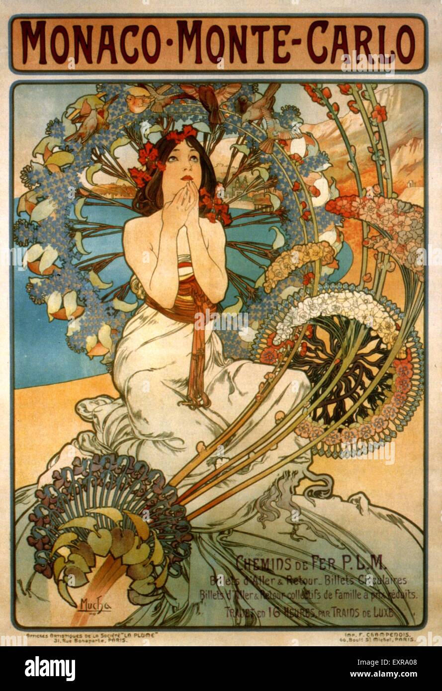 1890s poster art hi-res stock photography and images - Alamy