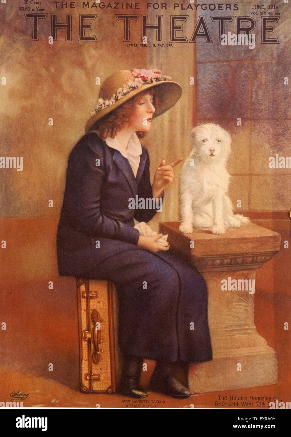 1910s USA The Theatre Magazine Cover Stock Photo - Alamy