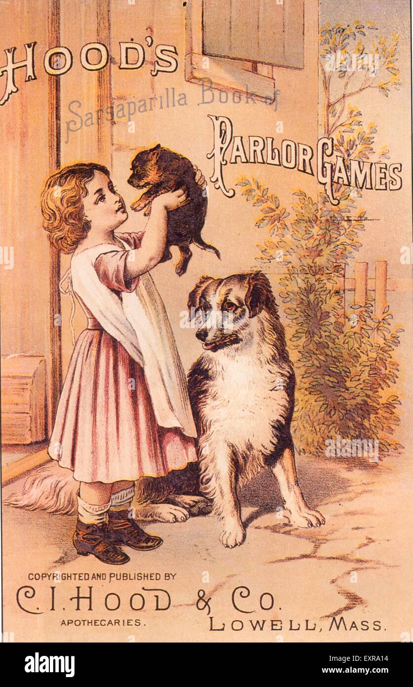 1900s USA Hood Magazine Advert Stock Photo - Alamy