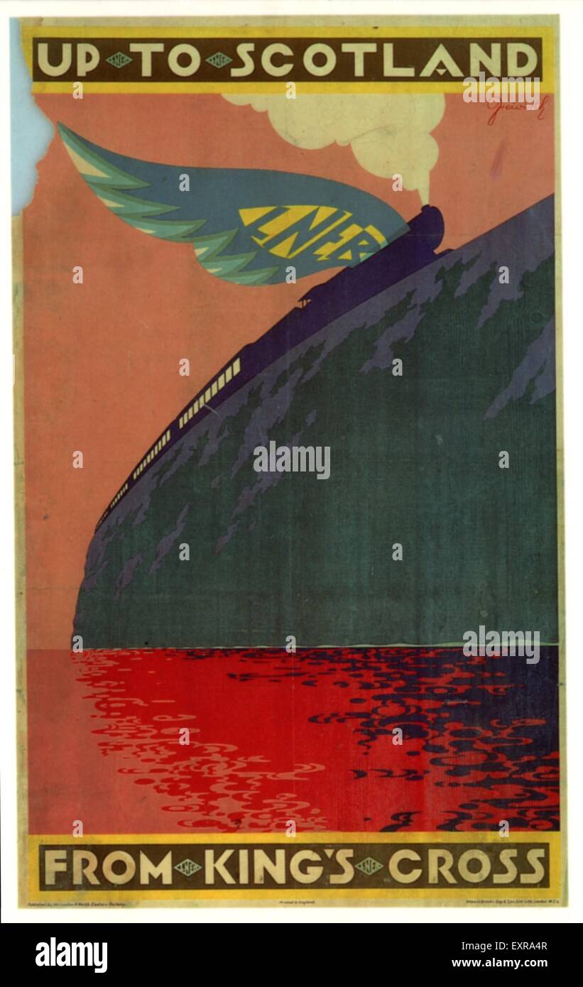 The flying scotsman poster hi-res stock photography and images - Alamy