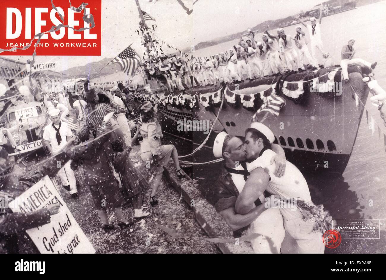 1990s UK Diesel Magazine Advert Stock Photo - Alamy