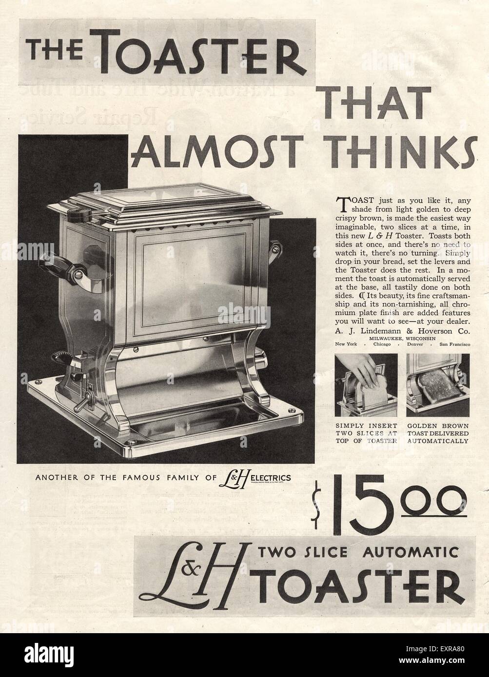 1920s Toaster Ad