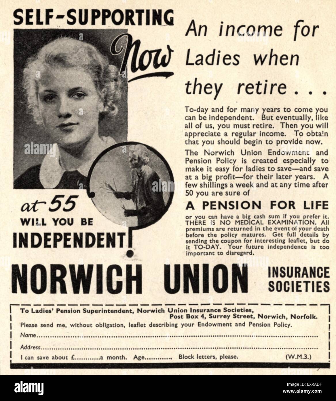 Norwich union magazine advert hi-res stock photography and images - Alamy