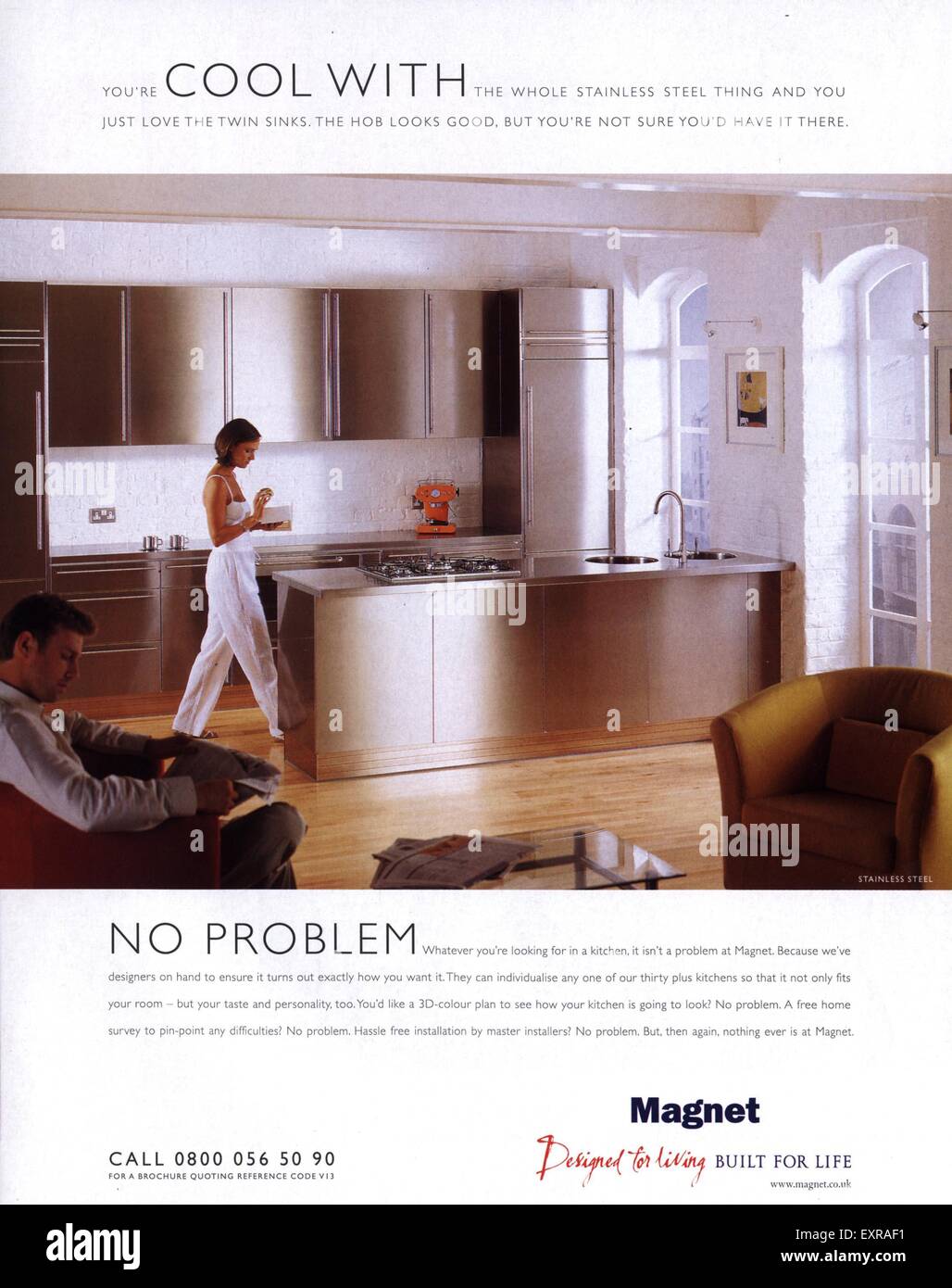 1990s UK Magnet Magazine Advert Stock Photo - Alamy