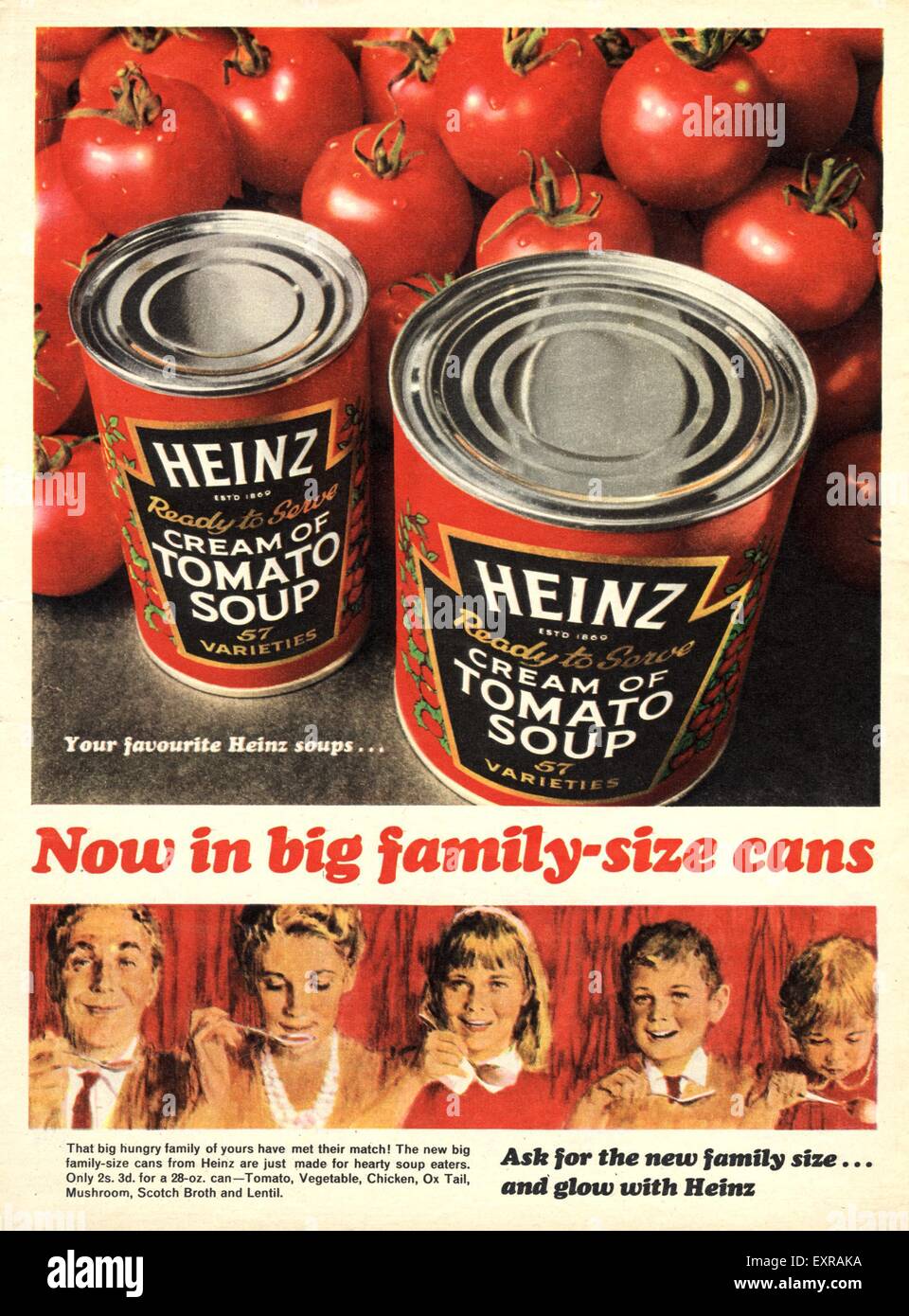 1960s UK Heinz Magazine Advert Stock Photo - Alamy