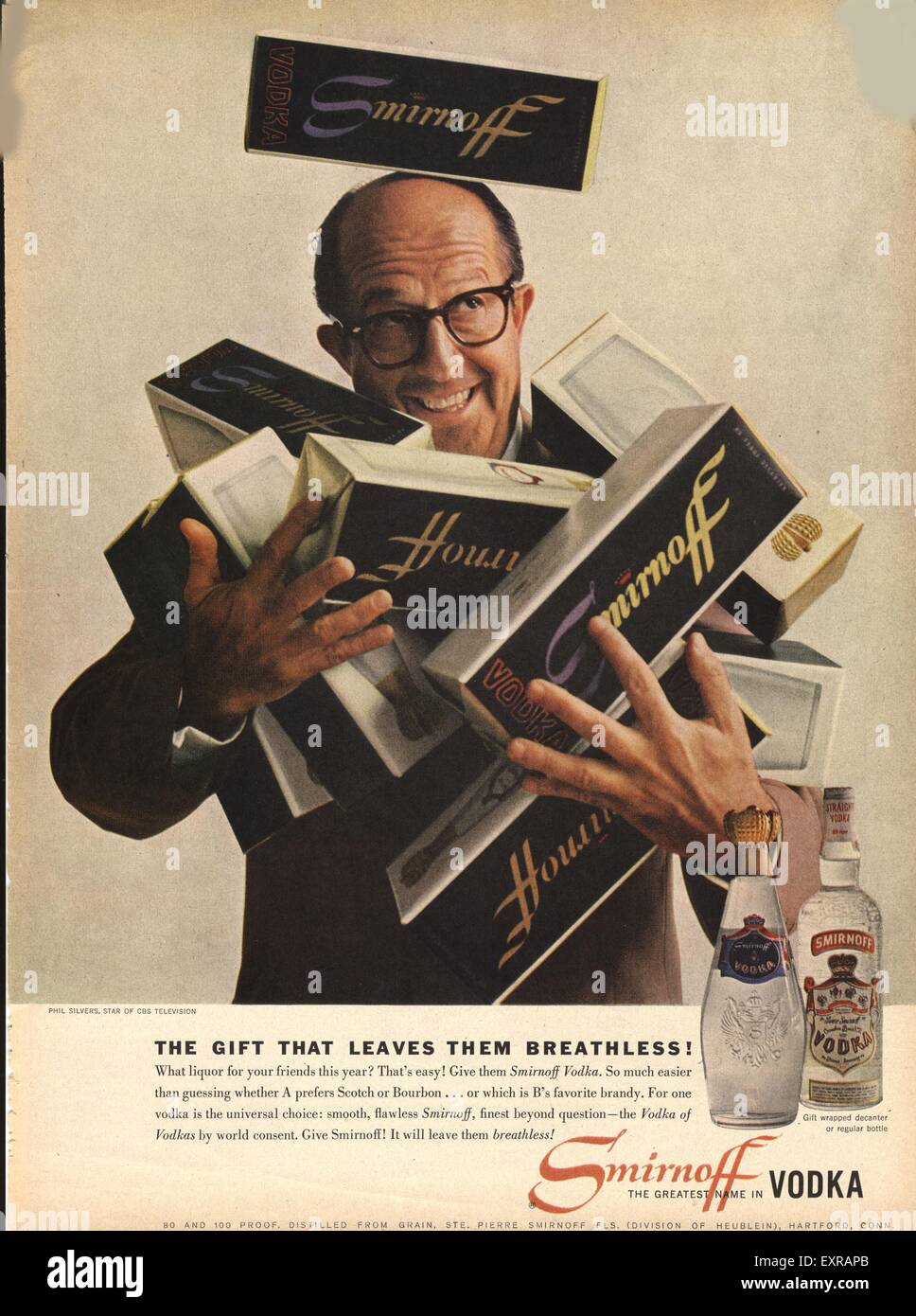 1960s usa smirnoff magazine advert hi-res stock photography and images ...