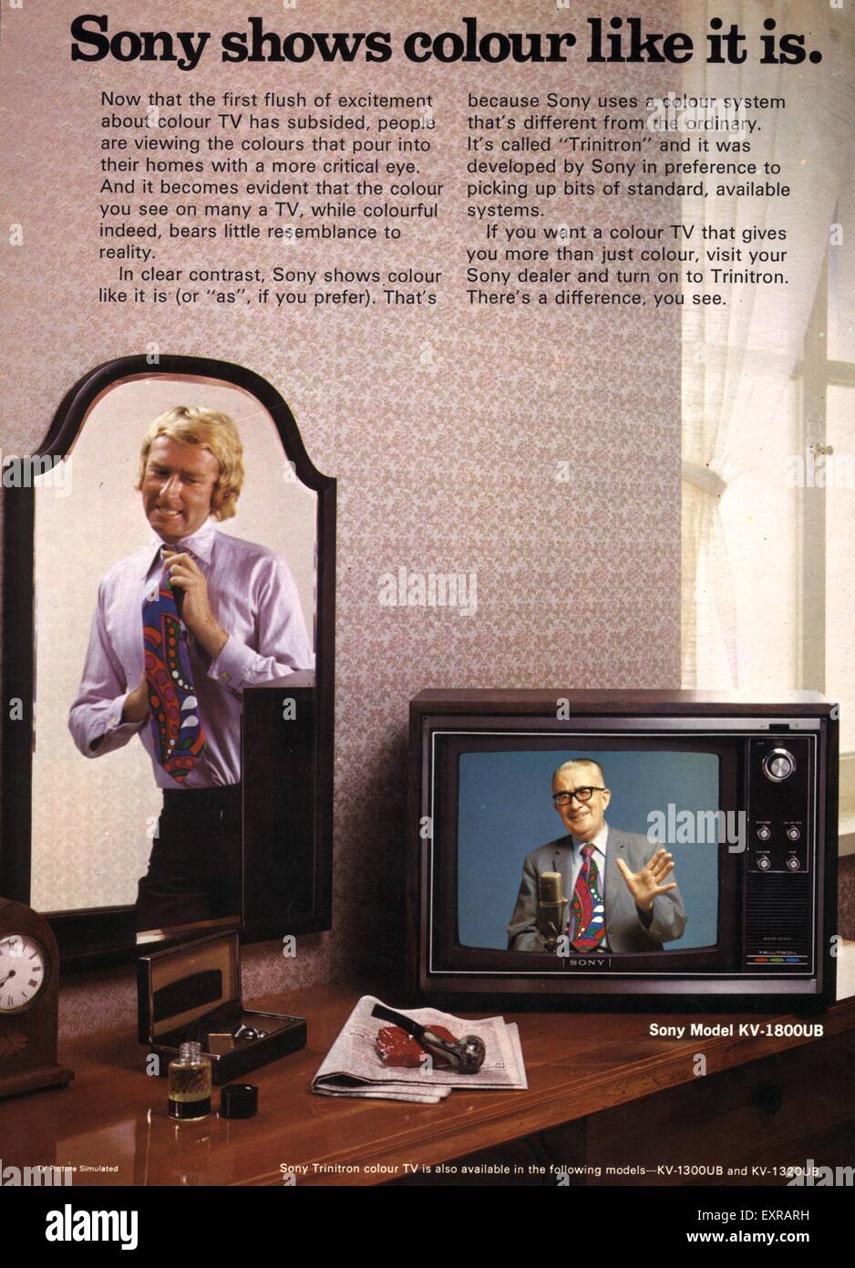 Sony tv advert hi-res stock photography and images - Alamy