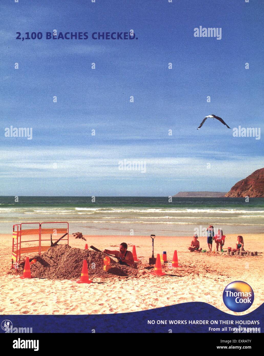 2000s UK Thomas Cook Magazine Advert Stock Photo - Alamy