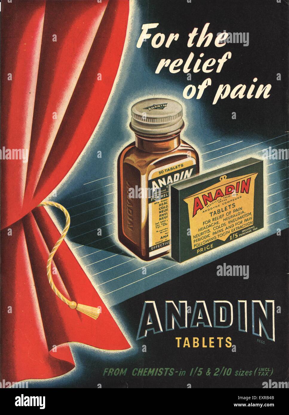 Anadin hi-res stock photography and images - Alamy