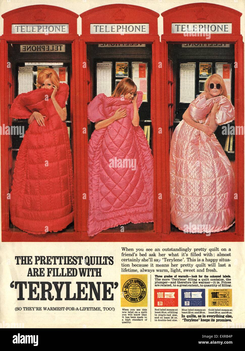 1960s UK Terylene by ICI Magazine Advert Stock Photo - Alamy