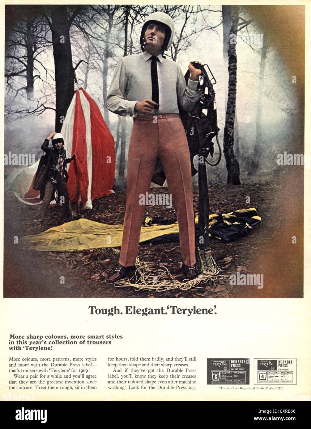 1960s UK Terylene by ICI Magazine Advert Stock Photo - Alamy