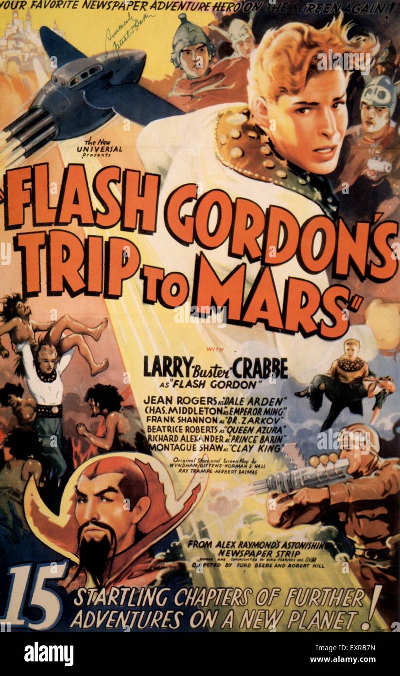 Flash gordon's trip to mars film poster hi-res stock photography and ...
