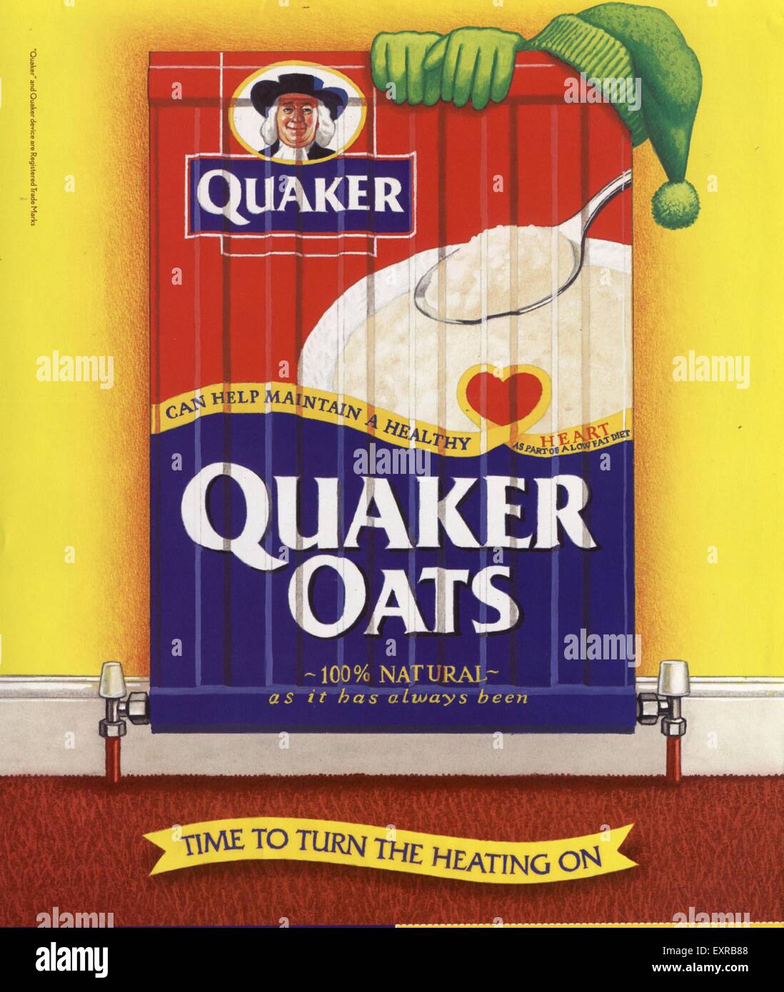 Quaker oats advert hi-res stock photography and images - Alamy