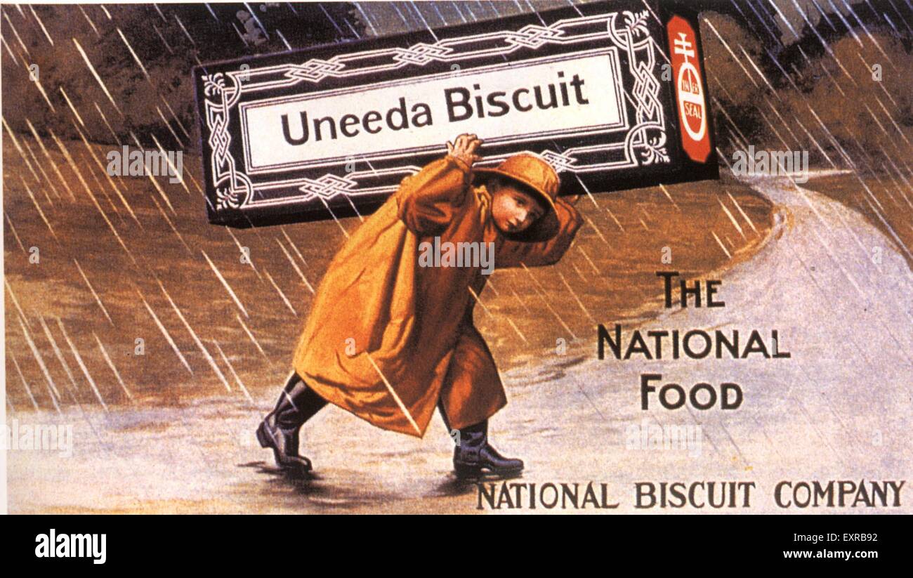 1900s food advert hi-res stock photography and images - Alamy