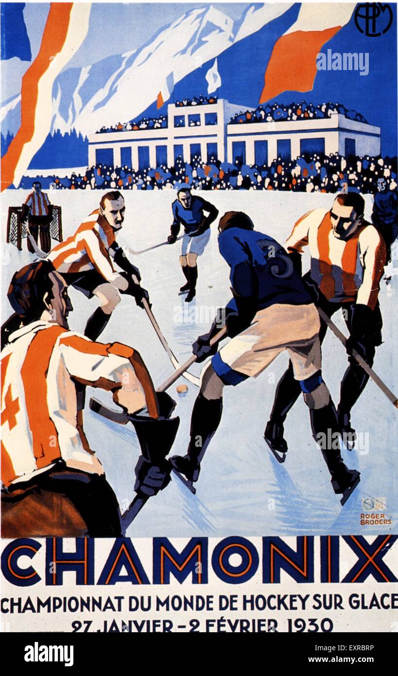 1930s sports poster hi-res stock photography and images - Alamy