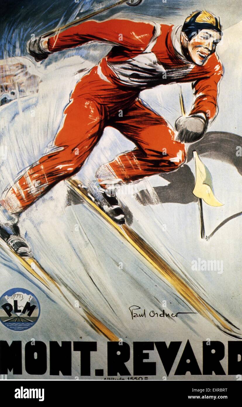 1930s Sports Poster High Resolution Stock Photography and Images - Alamy