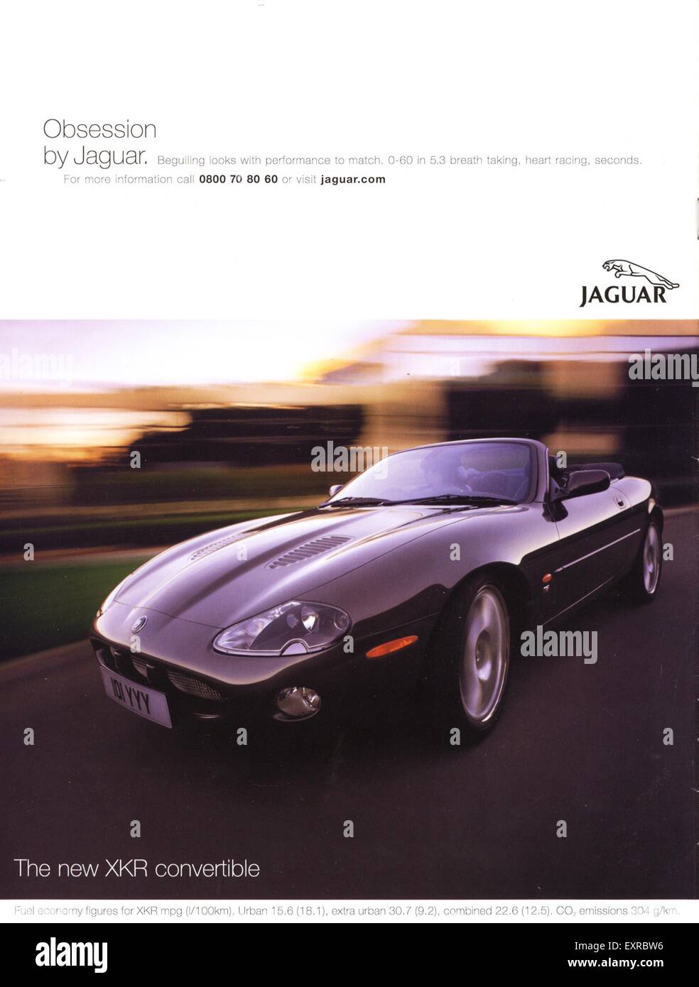 2000s UK Jaguar Magazine Advert Stock Photo - Alamy