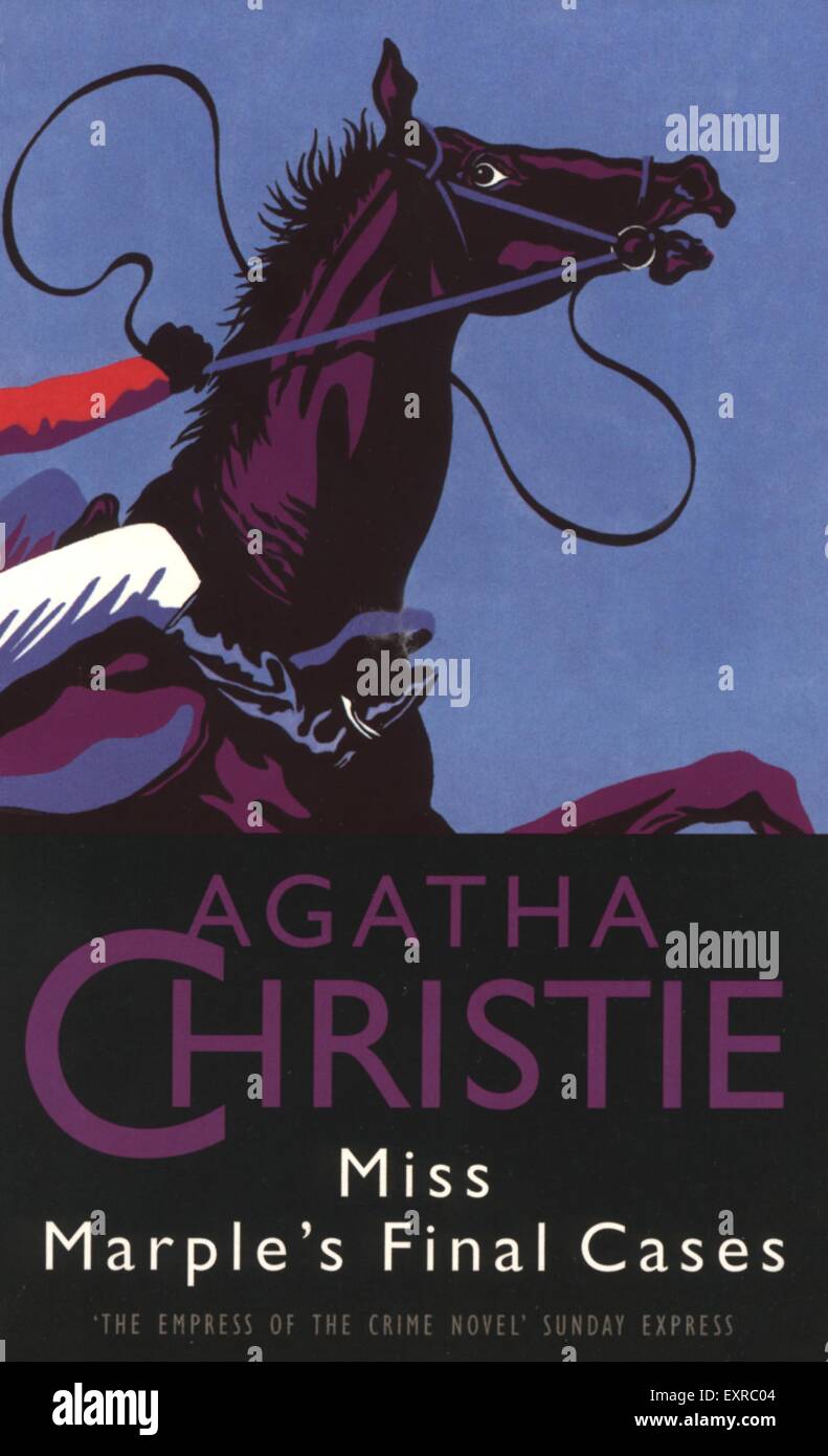 1990s UK Miss Marple's Final Cases by Agatha Christie Book Cover Stock ...